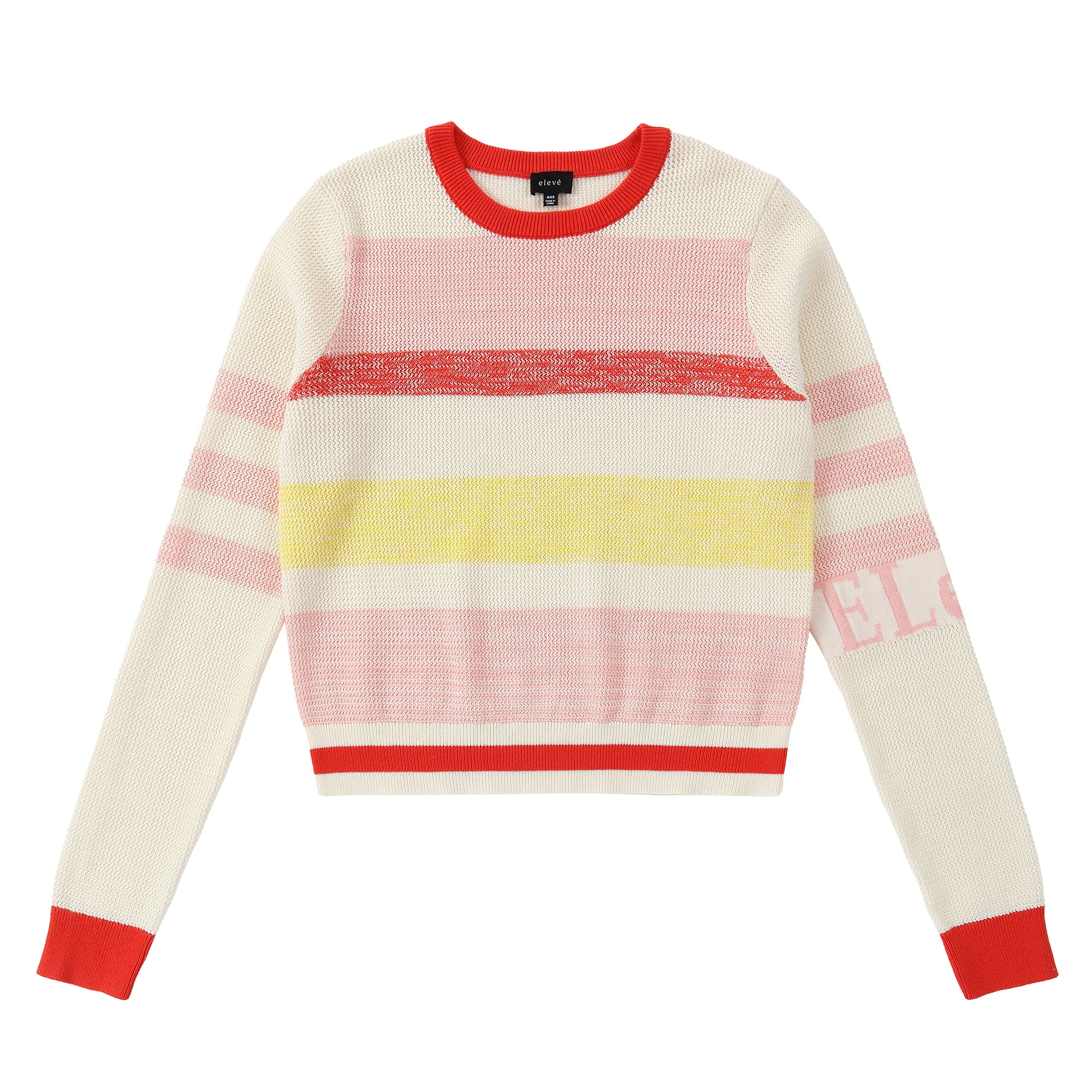 Eleve Pink Colorblock Sweater – Once Child and Teen